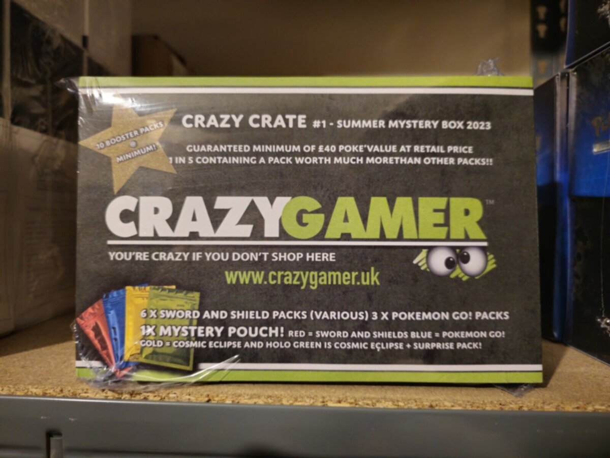 Crazy Gamer, Your one stop shop for gaming and pokemon TCG